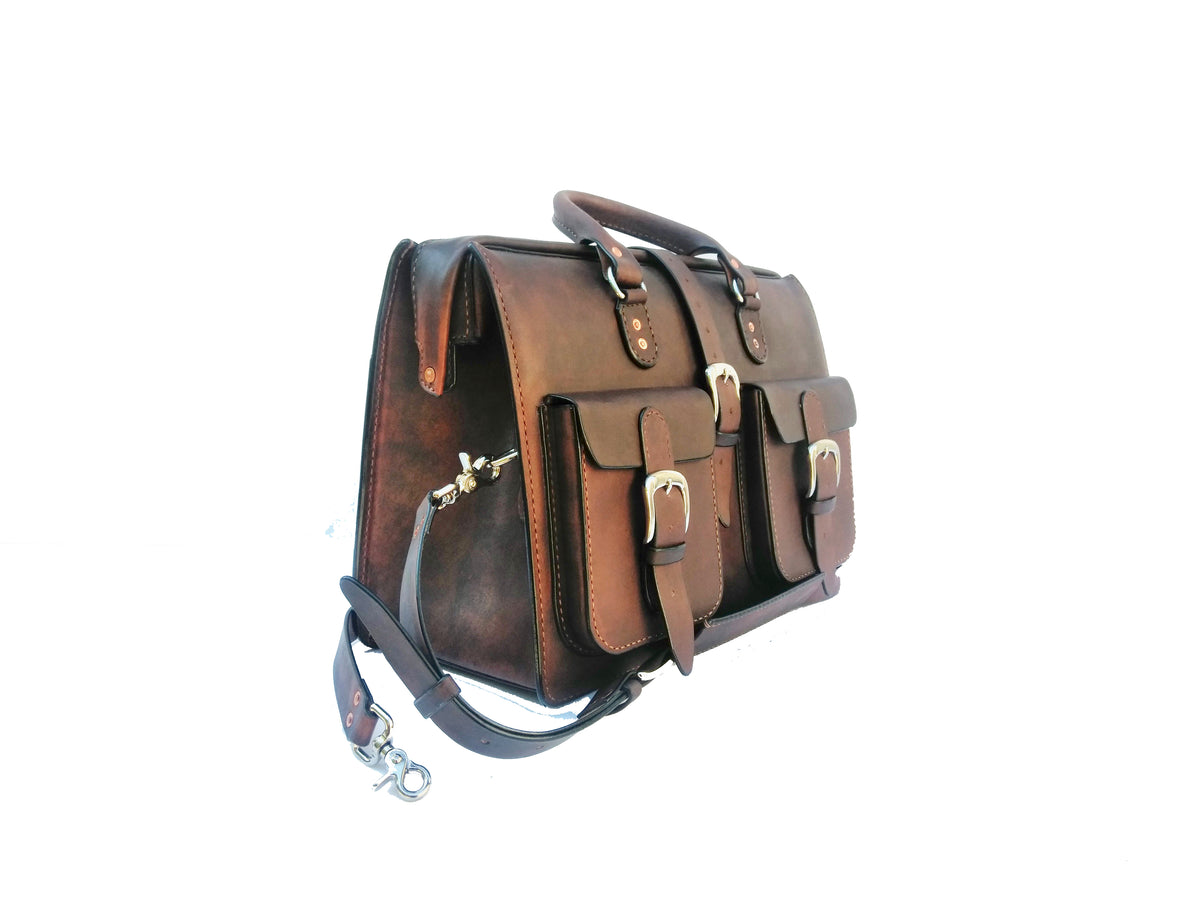 Doc Perkes Real Doctors Bag - Duffel Overnight Bag – White Buffalo Republic